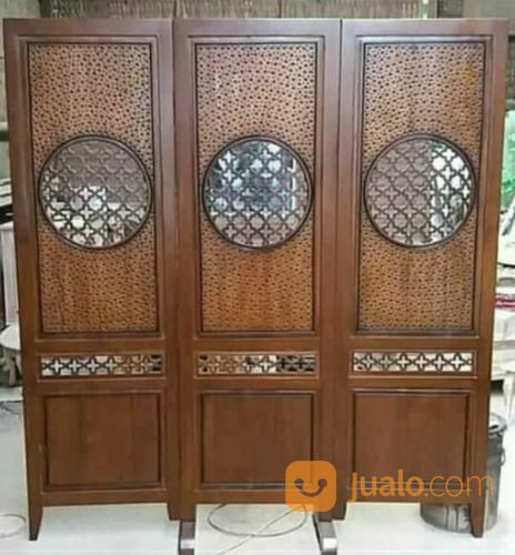 Sketsel Kayu Jati Penyekat Ruangan Minimalis di Kota Jakarta Timur, DKI ...