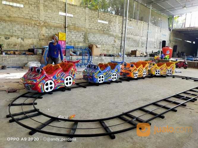 Mini Coaster Kereta Rel Lantai Odong Odong Full Fiber di Kab. Kuningan ...