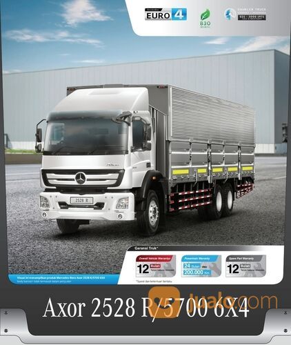 Truk Wingbox / Crane / Bak / Flatbed Mercedes Benz Axor 2528 R / 5700 ...