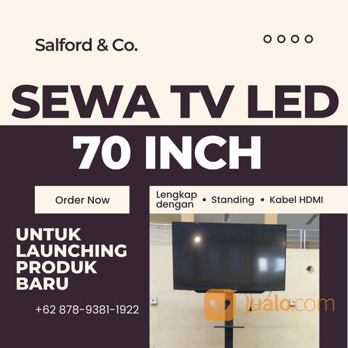 Sewa TV LED 70 Inch Untuk Launching Produk Baru di Kota Pekanbaru, Riau ...