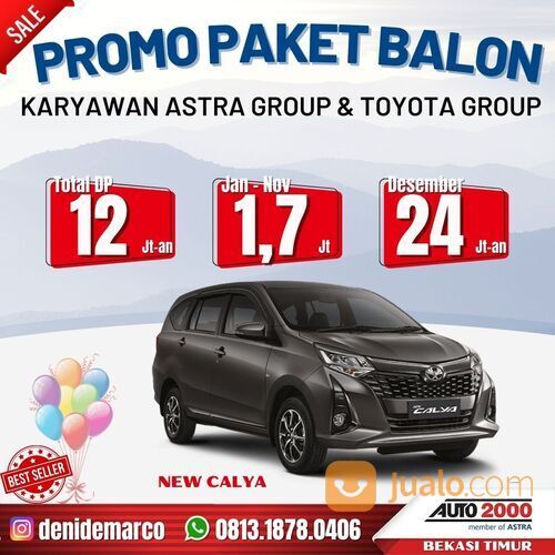 Promo Toyota Calya Paket Balon Astra Group di Kota Bekasi, Jawa Barat ...