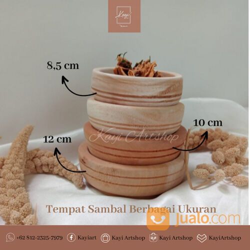 Tempat Sambal Kayu Berbagai Ukuran | Tempat Saos,Kecap & Bumbu di Kota ...