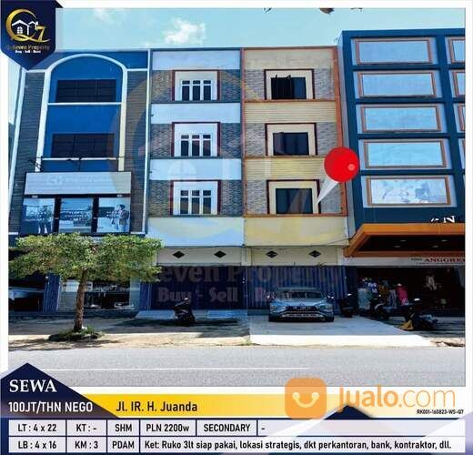 ruko jalan Juanda kota Pontianak di Kota Pontianak, Kalimantan Barat | Jualo.com