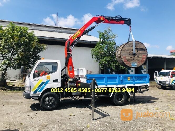 Hino Truck Crane Sanny Teleskopic 3 Ton Foco Truck Hiab Crane Boom Truck Jakarta di Kab. Bekasi ...