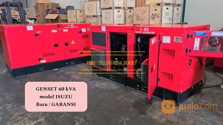 Genset 60 kVA silent Isuzu Model Baru di Kota Surabaya, Jawa Timur | Jualo.com