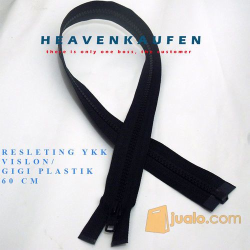 Resleting Vislon YKK Gigi Plastik 60 cm/24 inch di Kota Malang, Jawa Timur | Jualo.com