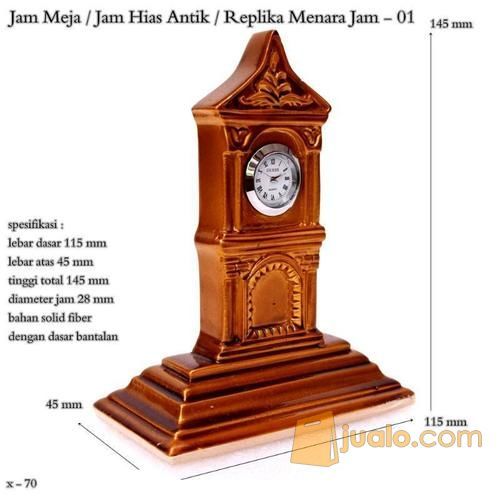 jam meja / jam hias antik / replika menara jam-01 di Kota Jakarta Pusat ...